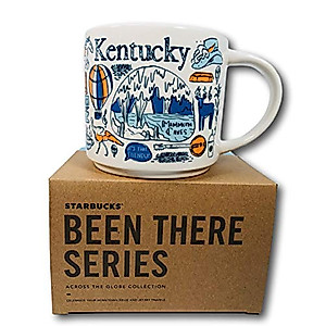 Starbucks Kentucky Coffee Mug Been There Series Across the Globe Collection,14 ounce