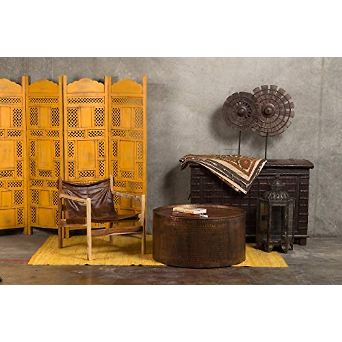 Porter Designs Genoa Accent Chair, Natural