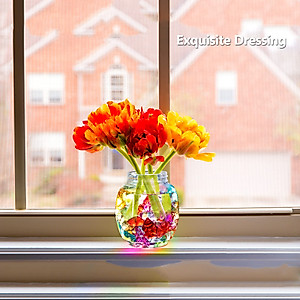 HAPTIME 100 Pcs Sensory Bin Filler, Mini Resin Figures, Plastic Seashells Under The Sea, Little Mermaid Table Decorations, Sea Shells for Crafting, Vase Filler, Diving Gem Pool Toys for Kids