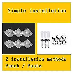 XMCX 50-80cm Laundry Drying Rack Airer -Wall Mounted - Retractable - Clothes Dryer Collapsible Folding Towel Shelf with Hooks Washing Line Easy Storage (Color : 5 Hook, Size : 80cm)