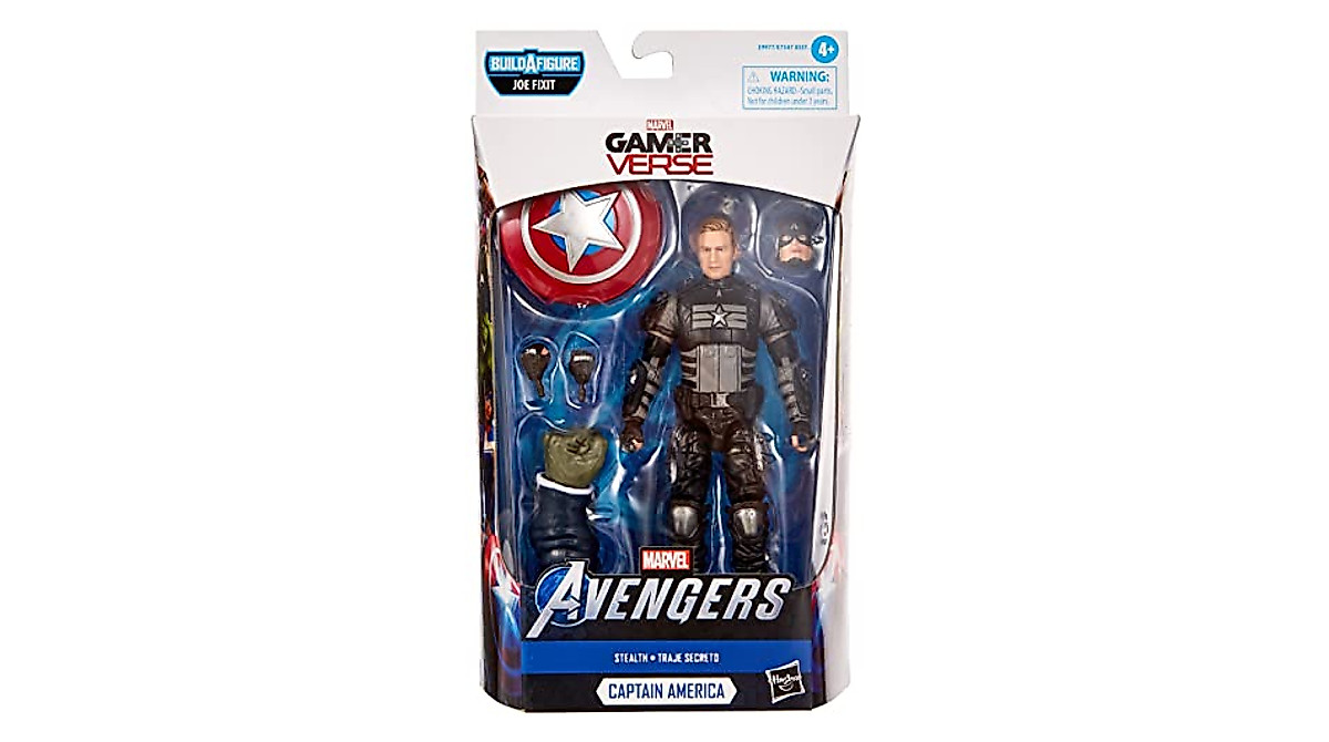 Stealth Captain America 6-Inch Marvel Legends Action Figure