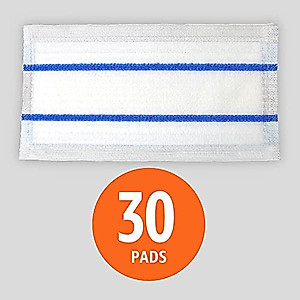 Amazon Basics Heavy Duty Mop Pads, 30 Count