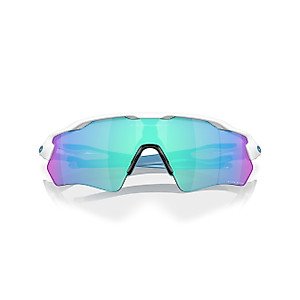 Oakley Youth OJ9001 Radar EV XS Path Rectangular Sunglasses, Polished White/Prizm Sapphire, 31 mm