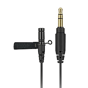 Canfon ABS Plastic Lavalier Microphone Tie Clip for Rode Lavalier GO, SmartLav + Lapel Microphone Lavalier Lapel Microphone, Pack of 2 (4.5mm)