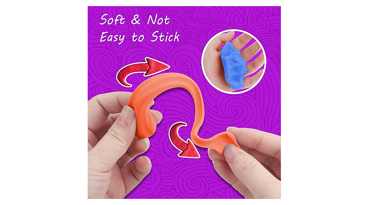 Air Dry Clay Magic Clay 24 Colors | VANJETO Modeling Kit for Kids