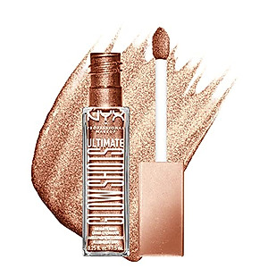 NYX PROFESSIONAL MAKEUP Ultimate Glow Shots, Liquid Eyeshadow, Long-Lasting Shimmer Eye Shadow with Vitamin C - Golden Goji