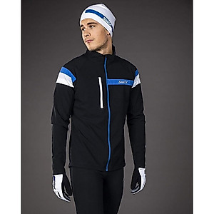 Swix Men's Focus Breathable Windproof Active Outdoor Cross Country Skiing Winter Sports Jacket, Black, Medium