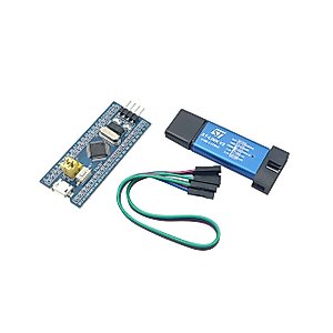 [initeq] STM32 ARM STM32F103C8T6 Blue Pill Minimum System Development Board with ST-Link V2 USB Programmer (2-Pack + ST-Link V2)