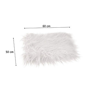 TOYANDONA Baby Newborn Photo Props Wraps DIY Blanket Infant Outfits Soft Faux Fur Photography Backdrops Mat for Baby Boys and Girls(Beige)