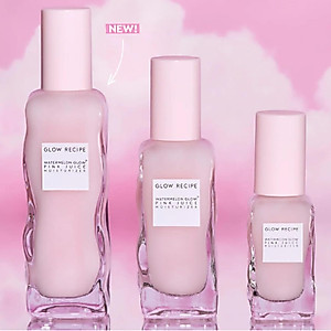 Glow Recipe Pink Juice Hydrating Face Moisturizer for Women & Men - Gel Moisturizer with Hyaluronic Acid, Watermelon & Glycerin - Lightweight, Fast-Absorbing Daily Moisturizer for Dry Skin (25ml)