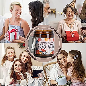 Mom Gifts for Mothers Day, Thinking of You Gifts for Women, Hug in a Jar Candle Aromatherapy Lavender Scented Friendship Candles for Best Friend