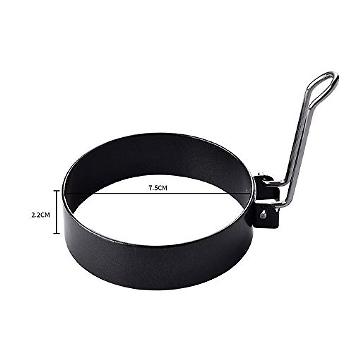 Stainless Steel Egg Rings, 4 Pack Egg Rings,Non Stick Round Egg Ring Mold Pancake Mold Maker For Fried Egg, Pancakes, Sandwiches