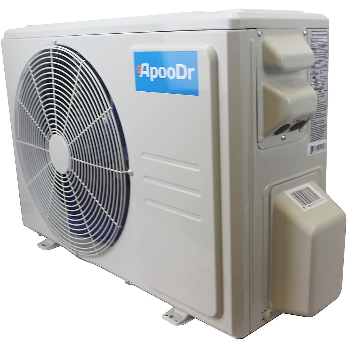 ApooDr 18000 BTU Mini Split Air Conditioner Ductless Inverter System 18.3 SEER2 with Heat Pump 220V 1.5 Ton,with Installation Kit