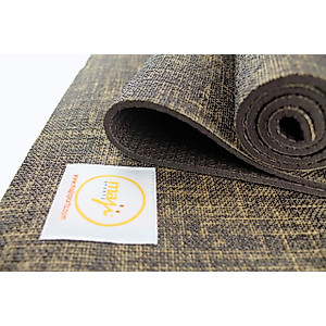 Maji Sports Jute Yoga Mat, Brown, 24 x 68 x 4.5mm