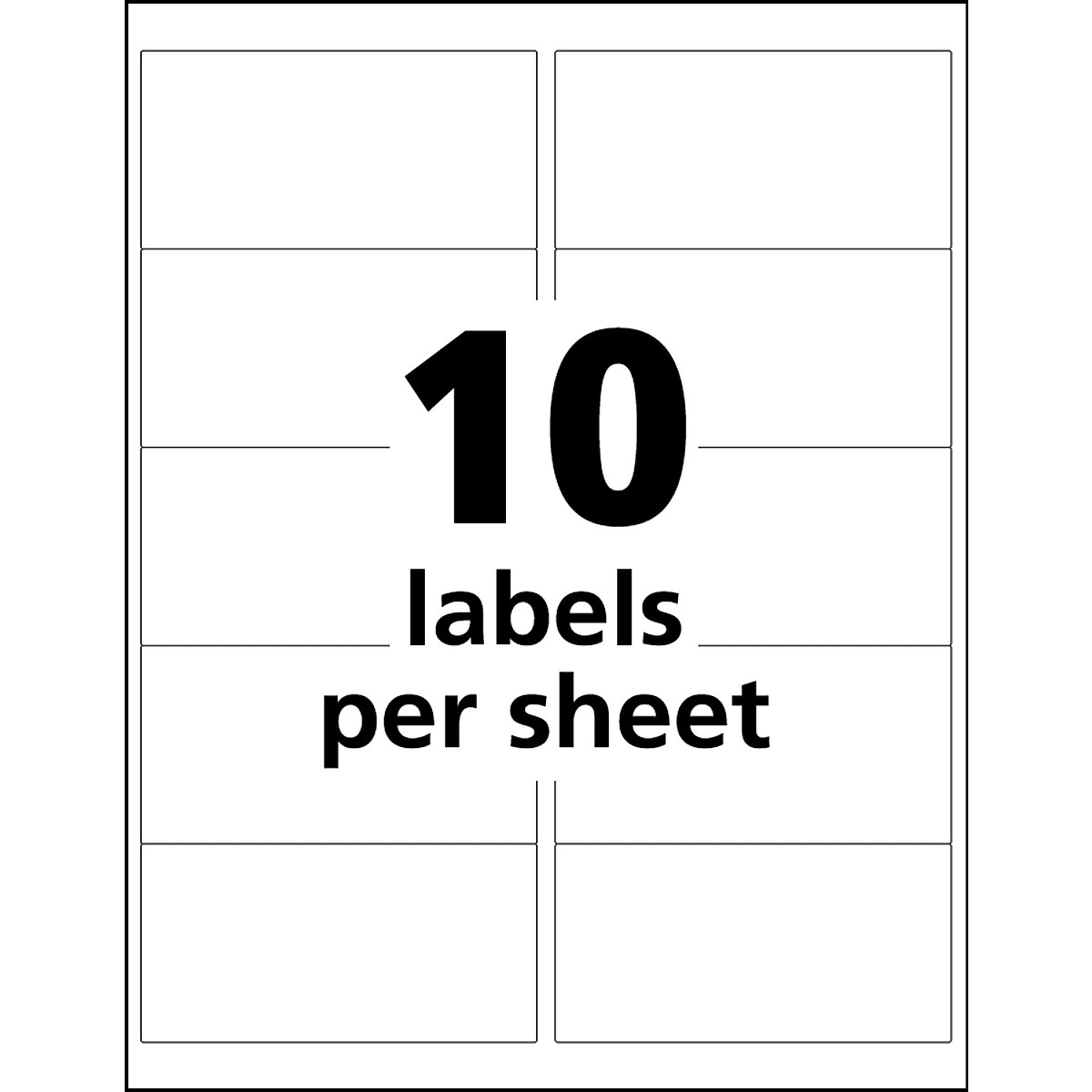Avery UltraDuty GHS Chemical Labels for Pigment Inkjet Printers, Waterproof, UV Resistant, 2x4,500Pk (60525)