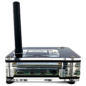C4Labs-Dual Band Case Kit fits: Zumspot Dual Band Rpi 1.0 & Raspberry Pi 3B+ & 4B