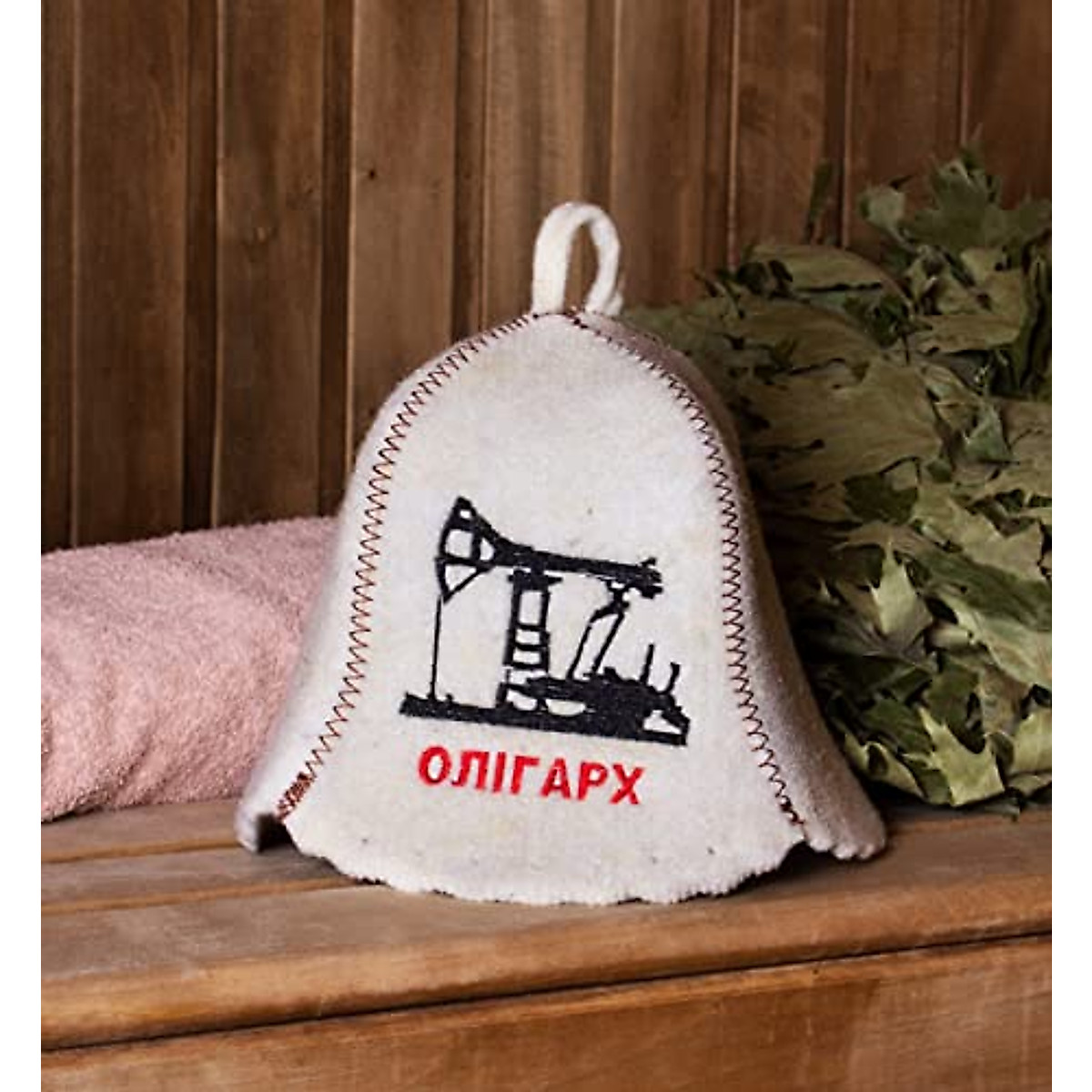 SHSH trade group Ukrainian Sauna Hat Oligarch for Sauna Banya Bath House - Sauna Hat Finnish - Ukraine Sauna Hat - Russian Banya Hat for Men - Sauna Hat for Men - Sauna Hats Russian