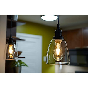 SYLVANIA Ultra LED ST19 Vintage Light Bulb, 60W Equivalent Efficient 6W, Non-Dimmable, 650 Lumens, 2200K, Warm White - 1 Pack (74331)