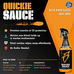 Boat Bling Quickie Sauce Premium High-Gloss Fast Wax, 32 oz.