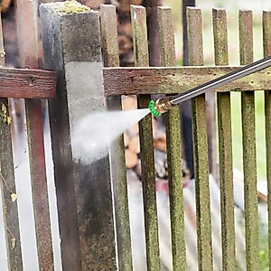 Homdox 1800W Electric Pressure Washer, 2.2GPM High Power Washer, Powerful Machine with 360°Spinner Spinner Wheel, Iron Spray Lance, Self Assembled, for Patio, Garden, and Car Cleaning(Green)