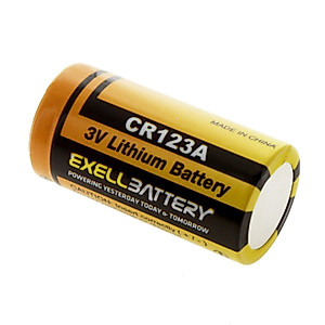 10X 3.0V Exell EB-CR123A Lithium Battery |Highest Capacity ON The Market 1700mAh| Fits Night Optics USA, Pulsar, Night Vision Replaces EL123AP, VL123A, 123-SANYO, 5018LC, 6205, BR2/3A, CR123, CR123-2