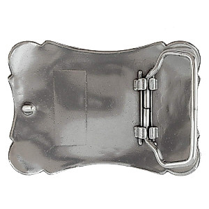 HA0038-BS036-W Cowtown Western Tooled Full Grain Genuine Leather Belt 1 1/2"(38mm) Wide (Black, 34)