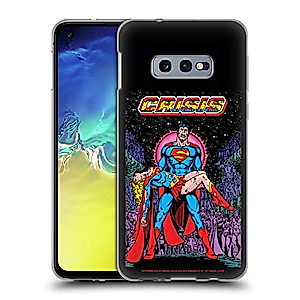 Head Case Designs Officially Licensed Superman DC Comics Supergirl Crisis on Infinite Earths Famous Comic Book Covers Soft Gel Case Compatible with Samsung Galaxy S10e