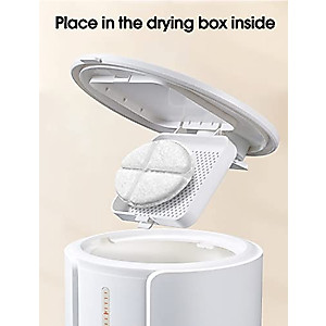 WOPET Upgrade Pet Food Desiccant Bag, 4 Packs Desiccant Packets Keep Cat Food & Dog Food Dry and Fresh, Suit Automatic Cat Feeder Model FT30