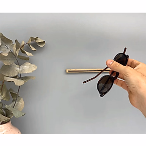 Wooden Sunglass Holder for Wall - Sunglass Organizer and Storage, Eyeglass Holder for Home, Wall-Mounted Sunglass Rack Stand - Keep your Reading Glasses, and Sunnies Organized and within Reach