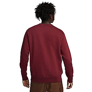 Nike NSW Club Fleece Crew (Large, Dark Beetroot)