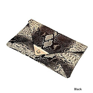 HYLong Women's Fashion Retro Snake Skin Envelope Bag Clutch Purse Evening Bag