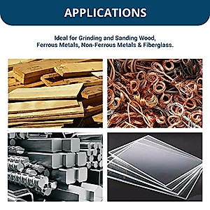 Benchmark Abrasives 5" Zirconia Resin Fiber Sanding Discs for Grinding, Blending, Finishing, and Polishing 7/8" Arbor, Stock Removal Angle Grinder Discs (25 Pack) - 36 Grit