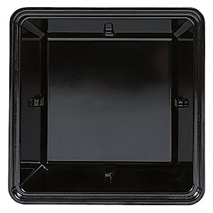 G.E.T. ML-149-BK Black 2 qt. Square Crock, Break Resistant Dishwasher Safe Melamine Plastic, Round & Square Crocks Collection