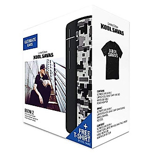 Logitech Ultimate Ears Boom 2 Portable Waterproof & Shockproof Bluetooth Speaker Cubic Night (Kool Savas Limited Edition with T-Shirt)