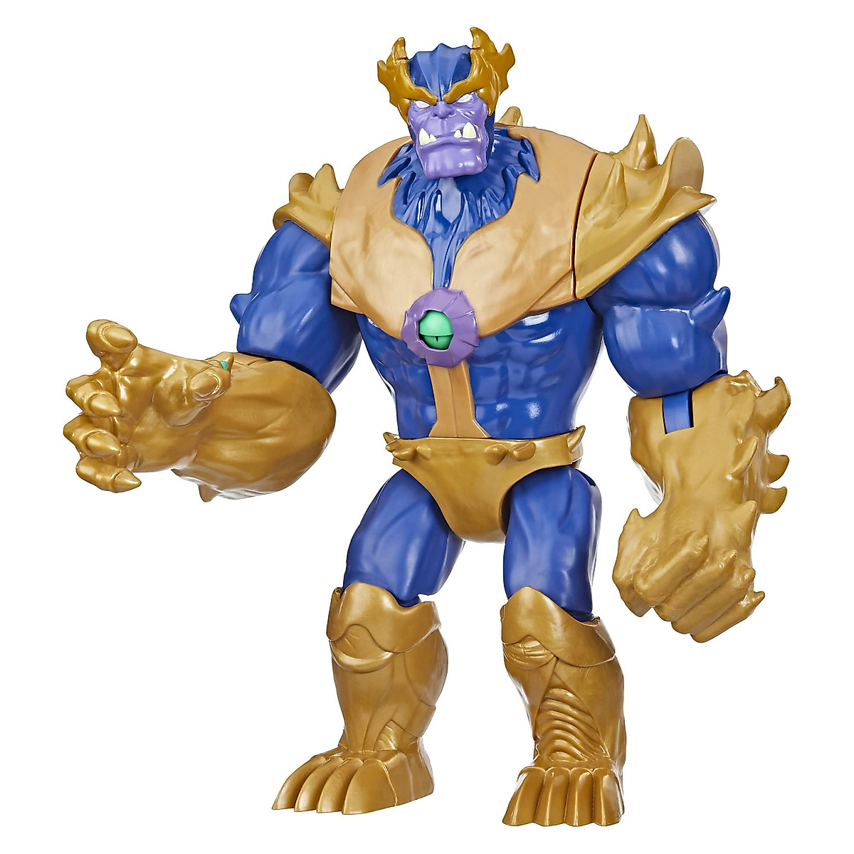 Marvel Avengers Mech Strike Monster Hunters Monster Punch Thanos Toy, 9-Inch-Scale Deluxe Action Figure, Toys for Kids Ages 4 and Up