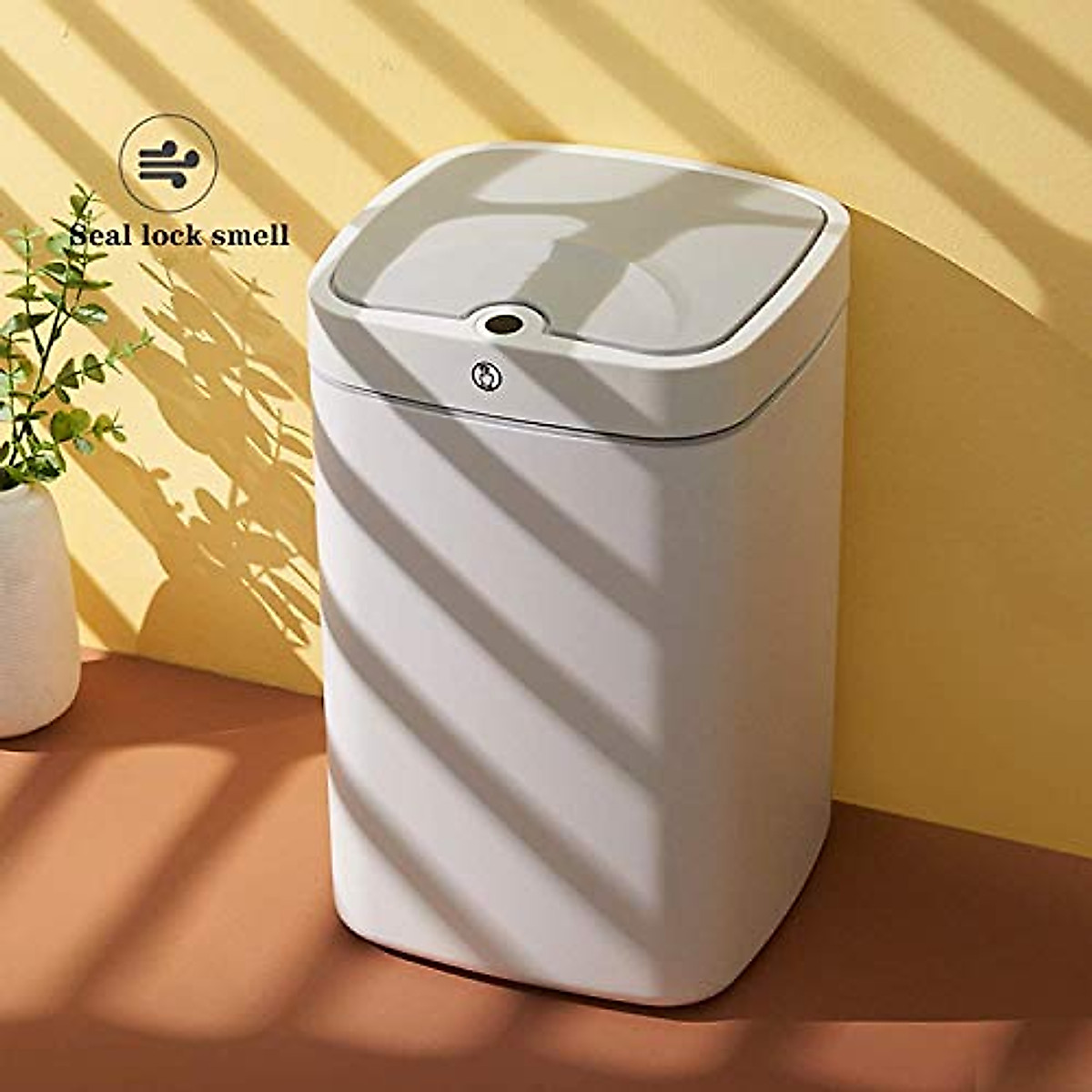 CXDTBH 18L Automatic Touchless Intelligent Induction Motion Sensor Kitchen Trash Can Wide Opening Sensor Waste