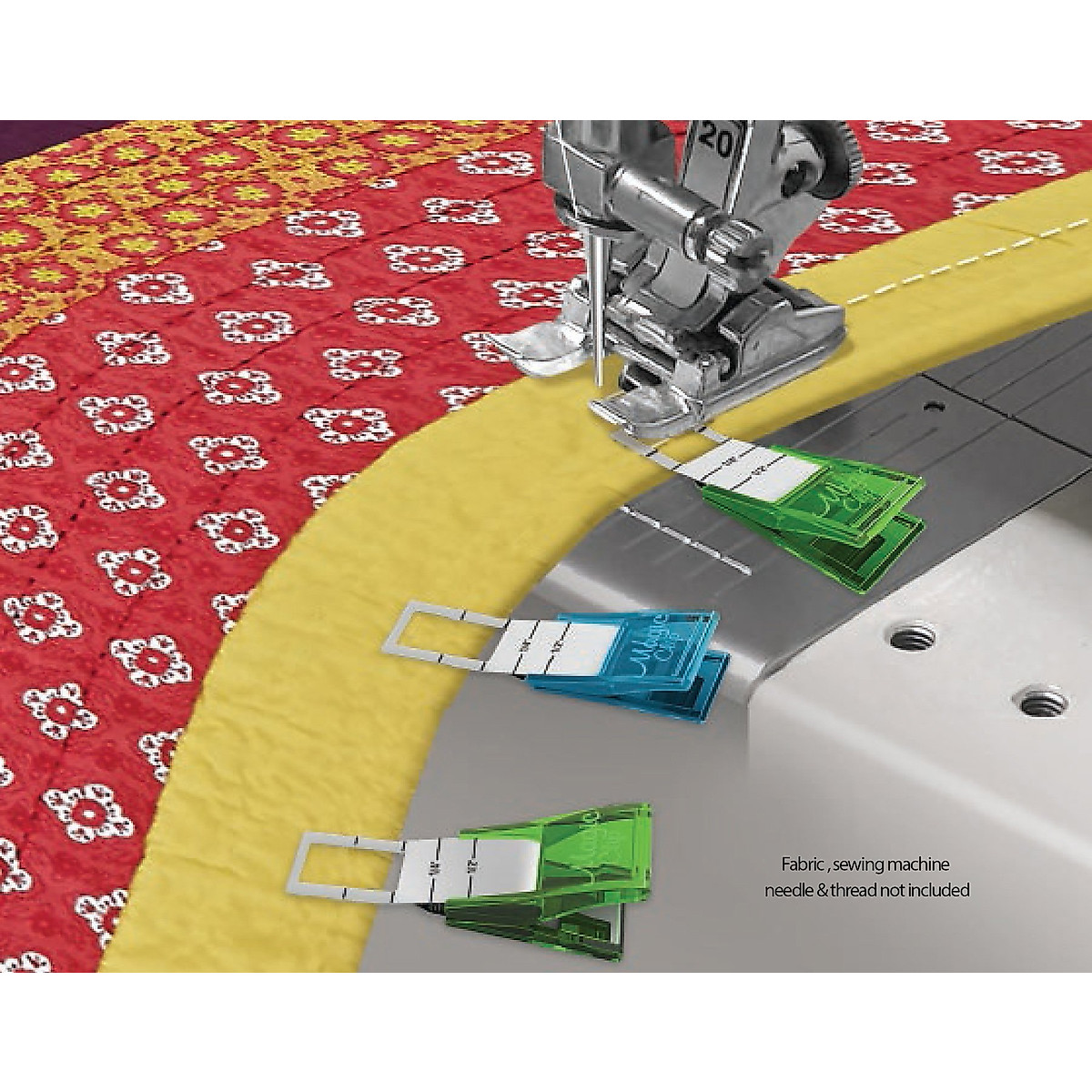 Taylor Seville Originals Small Magic Clip Sewing and Quilting Clips 6 Piece Set - Quilting Supplies and Notions - Sewing Accessories and Supplies