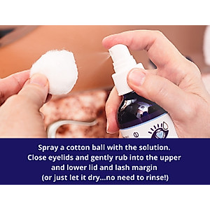 Heyedrate Lid & Lash Cleanser for Stye, Blepharitis, Dry Eyes, Meibomian Gland Dysfunction, Rosacea, and Eye Irritation Relief | Hypochlorous Acid Eyelid Cleanser Spray