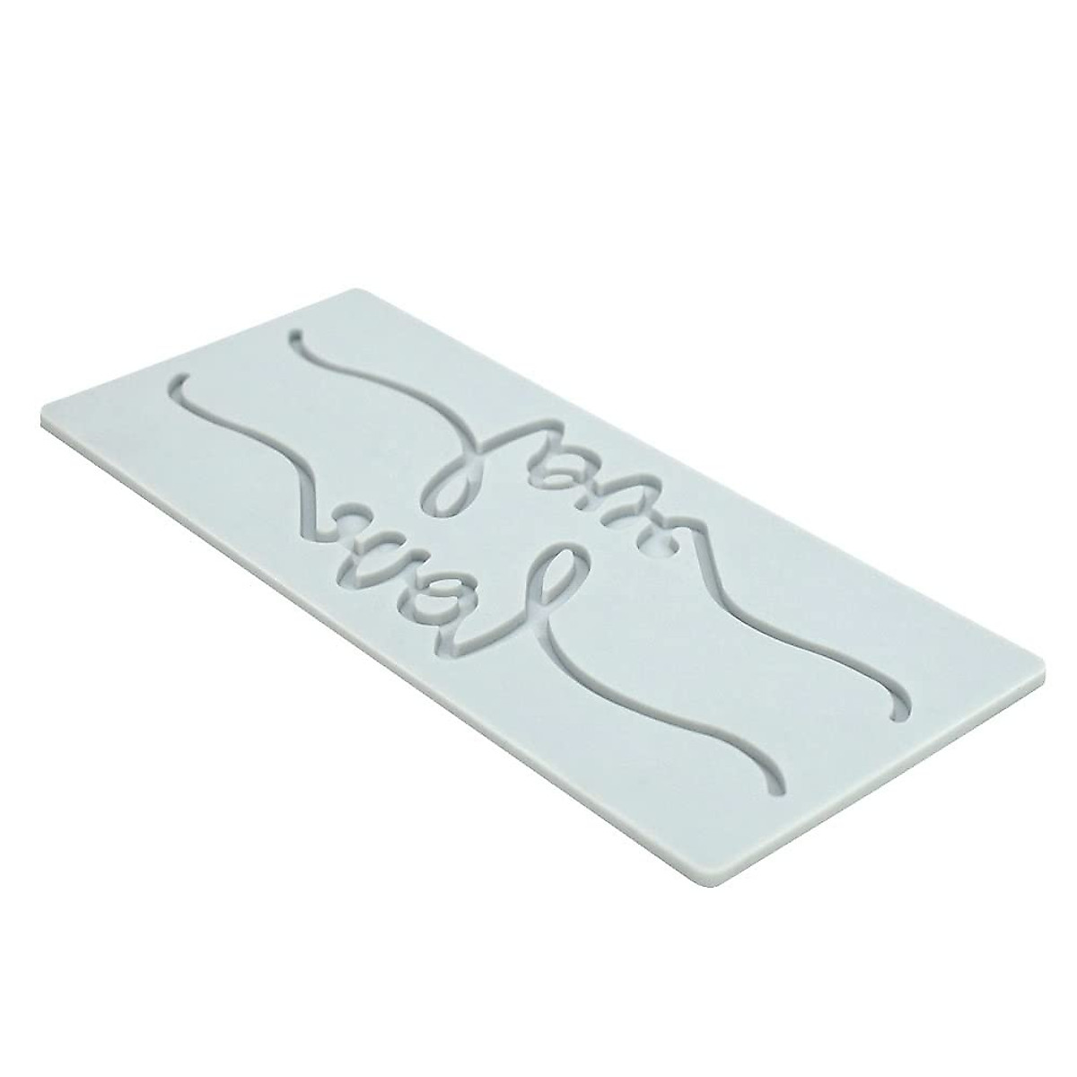 Love Silicone Lace Mold, Cake Mat, Fondant Impression Mats, Heart Pattern Lace Mat for Cake Decorating Valentine's Day (A_6.40x5.52x0.12inch)