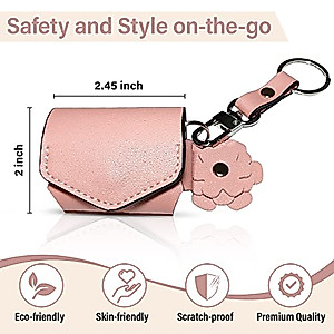 Case for AirPods 3, Apple AirPods 3rd Generation Case Cover for Women, Girls, Snap on Button Closure (Pink)