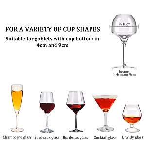 LACAFA Wine Glass Holder Under Cabinet Stemware Rack in Home Bar Kitchen Organization with 3 Rows Wine Glass Rack Hanger Storage Metal Organizer for Under Shelf Hanging (Black)