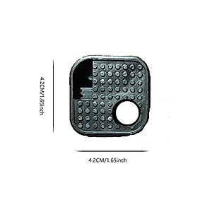 UtySty 4 Pack Folding Chair Replacement Foot with Screws Camping Outdoor Stool Outside Lawn Table Feet for Pole Swivel Joint Base Camp Fishing Seat Repair Accessories Maintenance Replace (14mm/0.55")