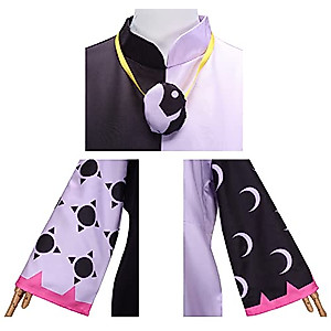 Kids Owl House Collector Cosplay Costume Jumpsuit Pajamas Halloween Uniform Outfit with Hat (Purple, Large)