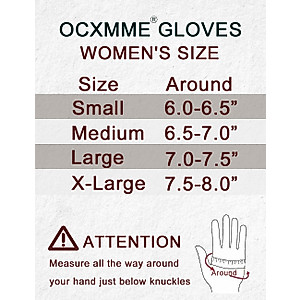 OCXMME Super Warm Womens Rabbit Fur Lined and Cuff Leather Gloves for Women Touchscreen Texting Driving Gloves Black Large