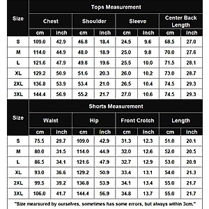 COOFANDY Men's Waffle Shirt and Shorts Set 2 Piece Outfits Casual Summer Tracksuits Set with Pockets