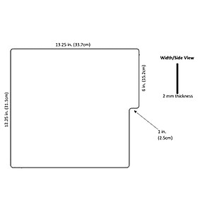 Acrylic [Do-it-Yourself] DIY Kit A to Z Piano Black High Gloss 2 mm Vertical Record Dividers [12-inch Tabbed 12in. Album Organizers A-Z Alphabetical Cards 33 RPM (15)