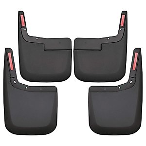 Husky Liners - Front & Rear Mud Guards | 2015 - 2020 Ford F-150 No Fender Flares, Front & Rear Set - Black, 4 Pc | 58446