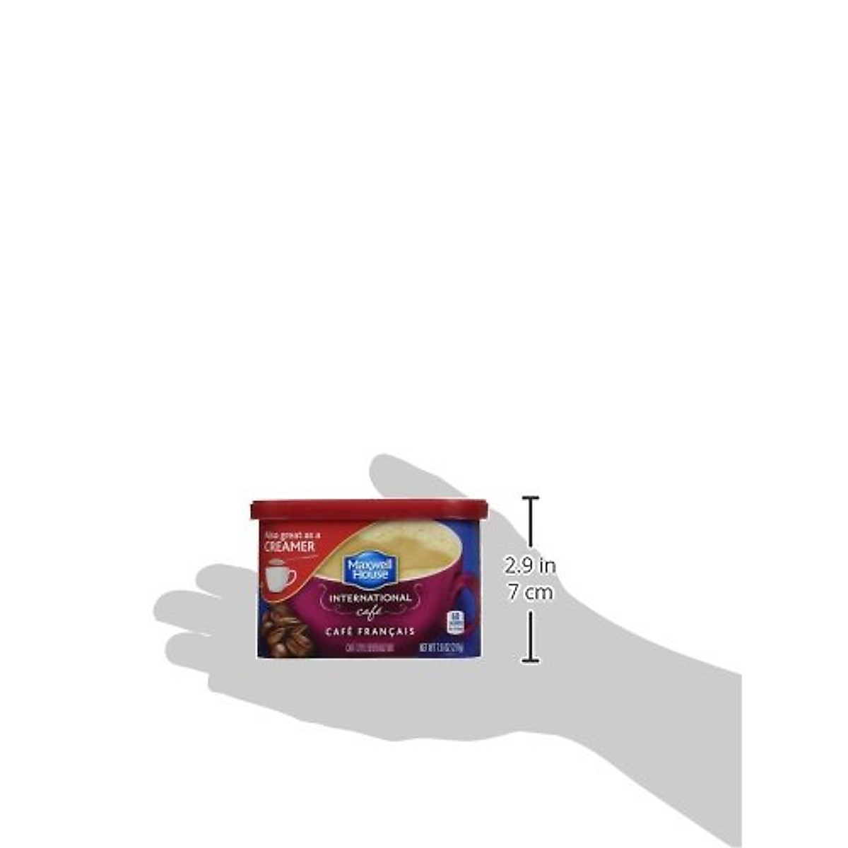 Maxwell House International Cafe Francais Café, 7.6 oz Tub (Pack of 8)