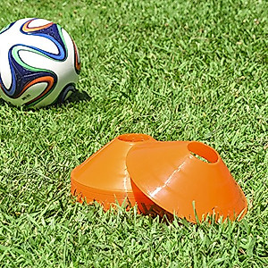 GoSports Sports Training Cone 20 Pack with Tote Bag