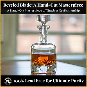 Ravenscroft Crystal Beveled Blade Decanter
